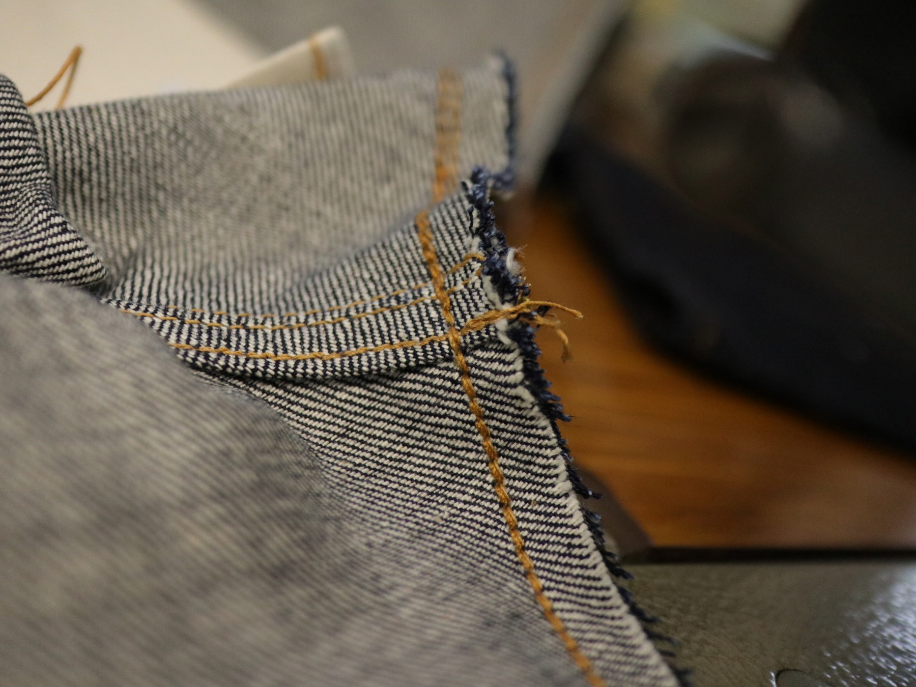 大股の縫製 | denim bridge